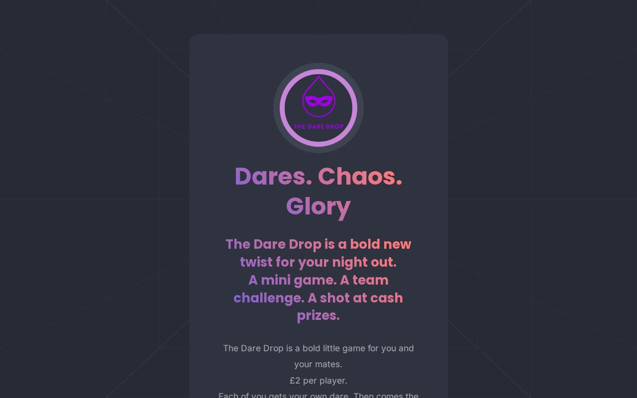 THE DARE DROP HOME
